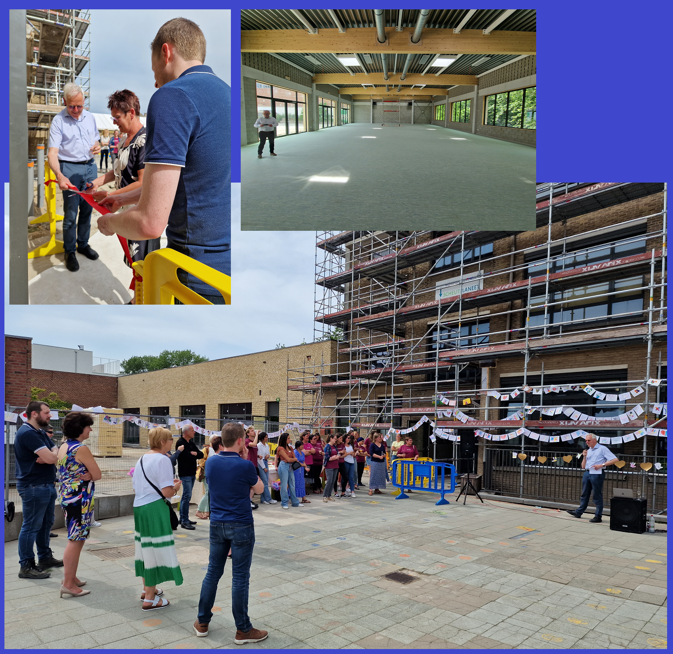 Inauguration festive de la salle omnisports Scheutplaneet à Anderlecht ...